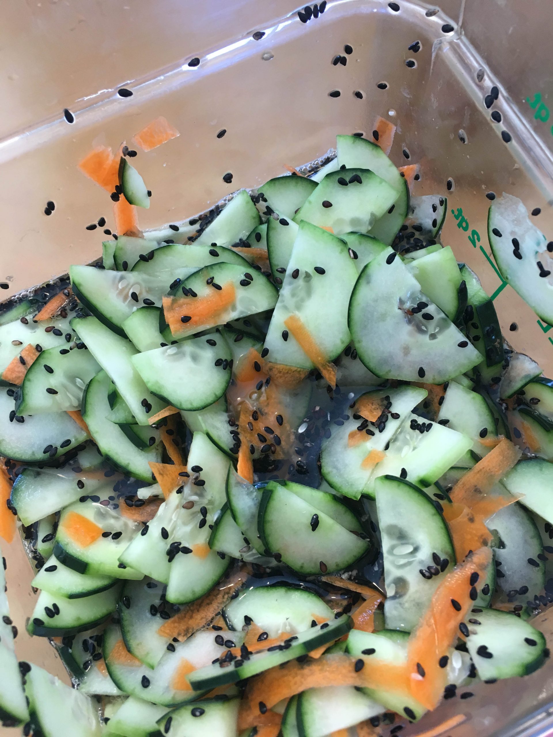 Sunomono (cucumber salad) - Doug LaFarge